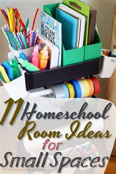 11 Brilliant Homeschool Room Ideas For Small Spaces Homeschool Rooms