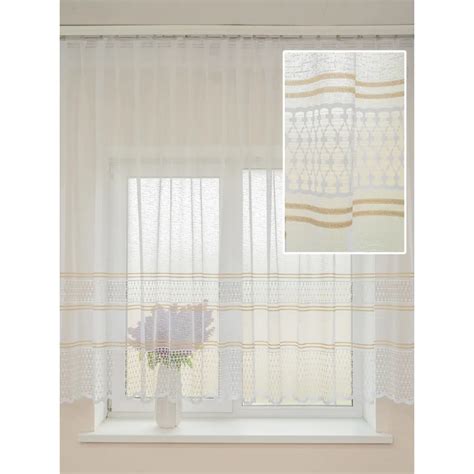 Тюль жакард білий з смугами та сіточкою T576wg2