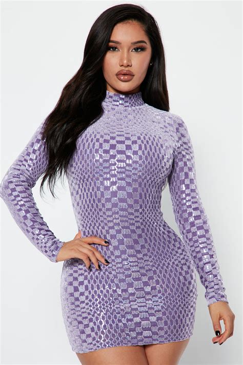 A Moment Sequin Mini Dress Purple Fashion Nova Dresses Fashion Nova