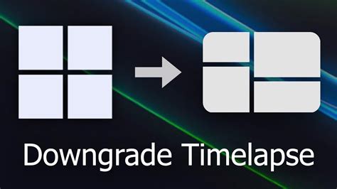 Downgrading Windows 11 To 1 01 Youtube