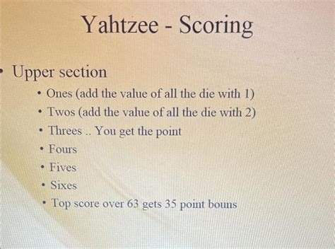 solved i am needing to code a game of yahtzee in python i