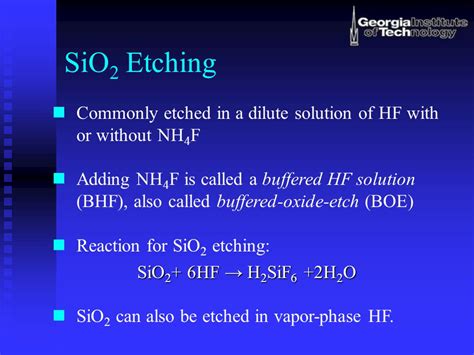Eceche 4752 Microelectronics Processing Laboratory Ppt Video Online