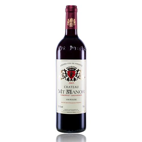 法国红酒蒙图庄园2005波尔多原装干红葡萄酒赤霞珠750ml瓶装包邮虎窝淘