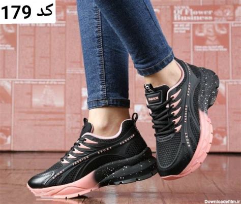 عکس کفش دخترانه اسپرت مشکی