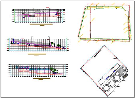 Structure Detail View Dwg File Cadbull