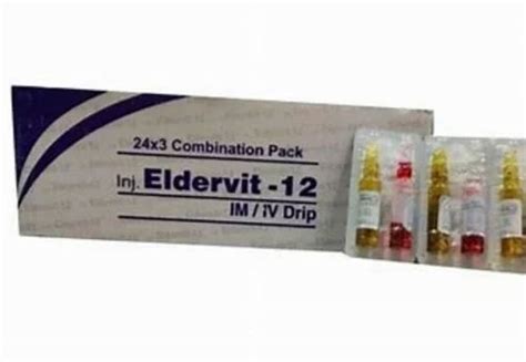 Eldervit 12 Injection At Rs 40 Piece Methylcobalamin Injection In