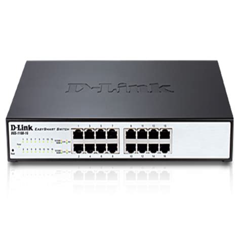 D Link Ethernet Switch 16 Port Unmanaged Gigabit Network Internet