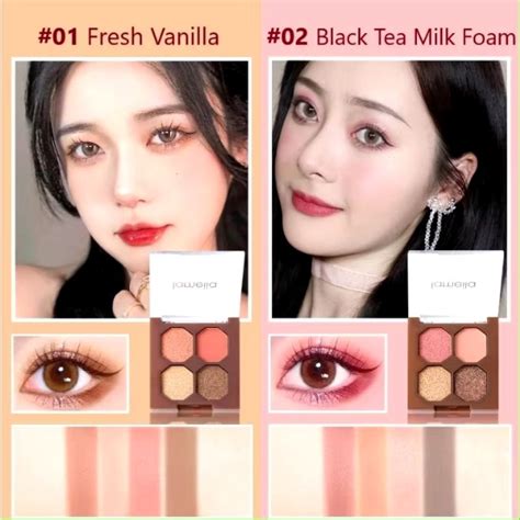 Jual Eyeshadow Palette 4 Colors Waterproof Cklt Shopee Indonesia