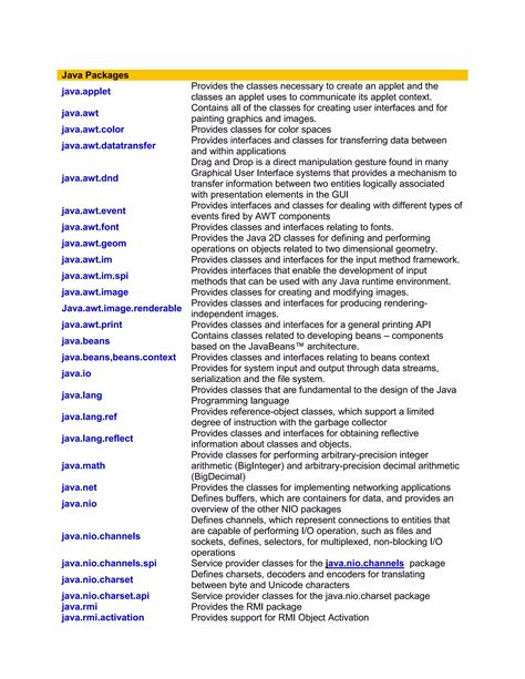 Java Quick Reference V2 Pdf