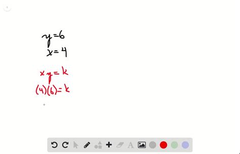 SOLVED The Relationship Of X And Y Is An Inverse Variation When X Y A Find The Constant