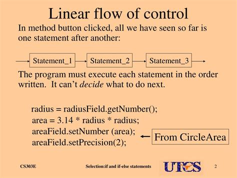 Ppt Cs 303e Lecture 6 Selection Conditionals If And If Else