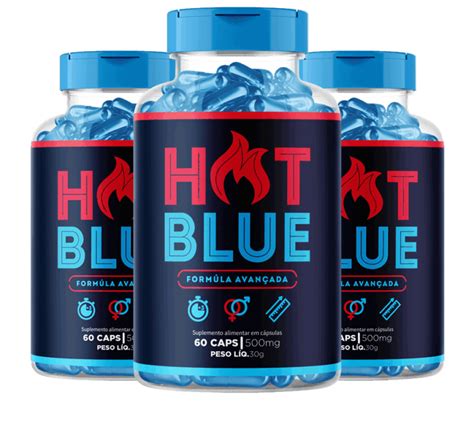 HotBlue Caps Funciona Vale a Pena Mais Prazer Sexual Ereções Longas