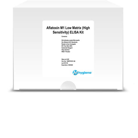 Helica® Aflatoxin M1 Low Matrix High Sensitivity Elisa Hygiena