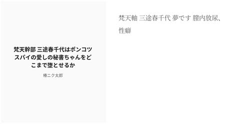 R 18 4 梵天幹部 三途春千代はポンコツスパイの愛しの秘書ちゃんをどこまで堕とせるか Tkrv 名前変換 Pixiv