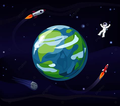 지구와 우주인 우주 비행사 우주선 체계 중량 우주 비행사 배경 일러스트 및 사진 무료 다운로드 Pngtree