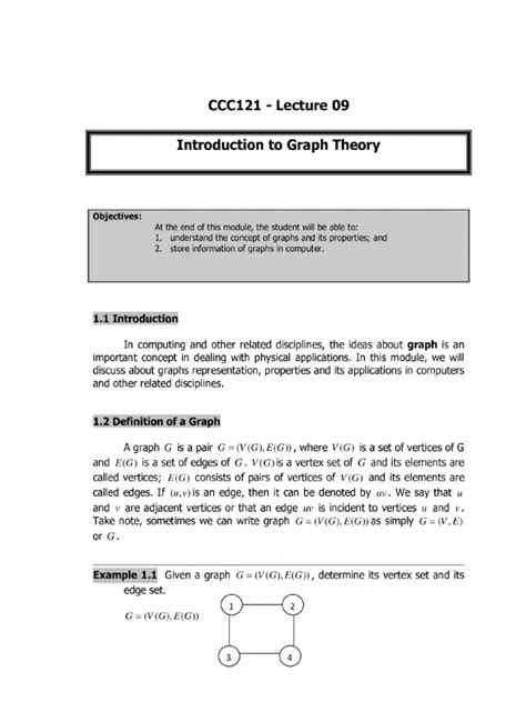 Lec09 Graph Comb Pdf Pdf
