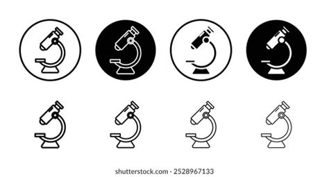Microscope Icon Linear Logo Isolated Stock Vector Royalty Free 2528967133 Shutterstock