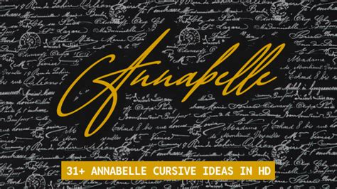 Annabelle In Cursive ⚡ 100 Signature Ideas 2025