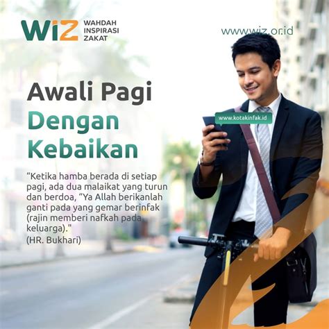 Awali Pagi Dengan Kebaikan WAHDAH INSPIRASI ZAKAT