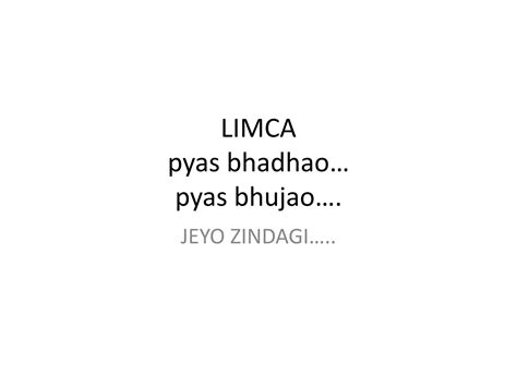 Limca Online Advertisement Pptx