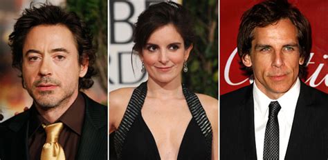 Tina Fey Robert Downey Jr And Ben Stiller Walk Into A Recording