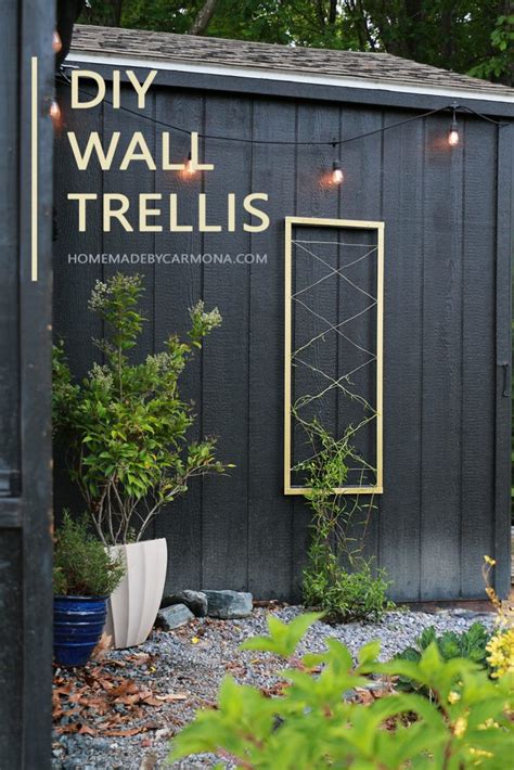 DIY Wall Trellis