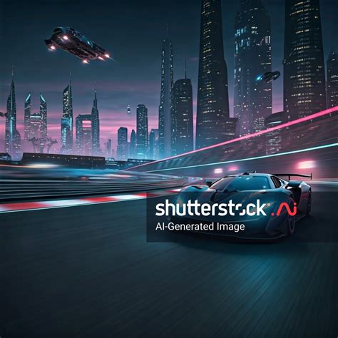 Speed Race Track Render Sci Fi Ai Generated Image 2585623615 Shutterstock