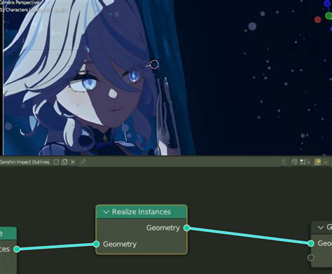geo node outlines cause normal and reflection errors r blenderhelp