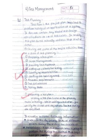 Software Testing NOTES Unit 4 Pdf