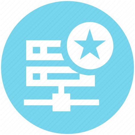 Data Data Science Database Server Star Storage Icon