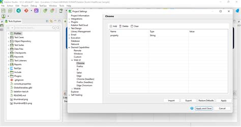 Manage Desired Capabilities In Katalon Studio Naukri Code 360