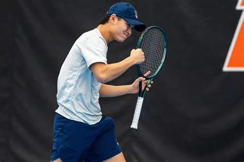 Jeremy Zhang 2024 25 Mens Tennis University Of Illinois Athletics