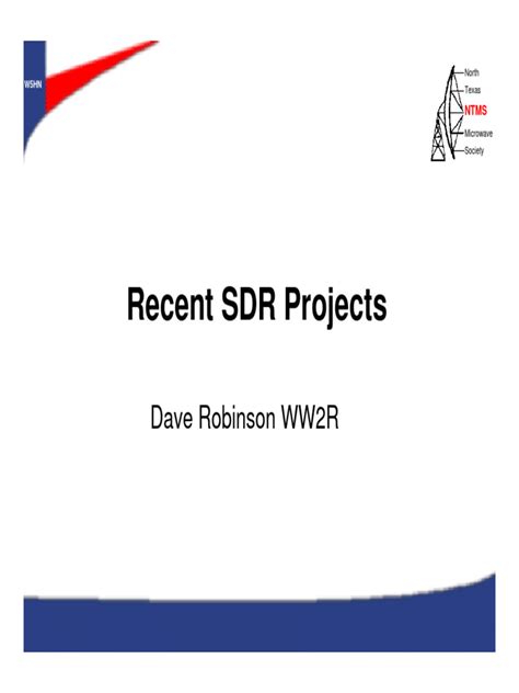 Ww2r Recent Sdr Projects Pdf Software Defined Radio Broadcast