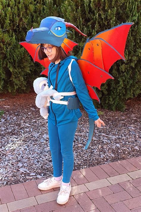 Dragon Costume Fire Costume Dragon Halloween Costume Wings Costume