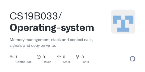 Operating System Xv6 Riscv Management At Main · Cs19b033 Operating System · Github