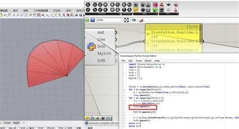 Grasshopper Python Loft Surface Not Showing Up Grasshopper McNeel Forum
