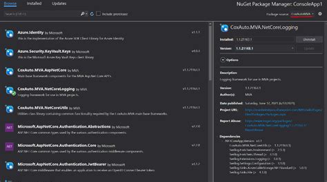 Consume Nuget Packages In Visual Studio Azure Artifacts