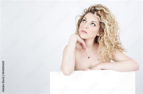 Naked Girl Thinking Stock Photo Adobe Stock