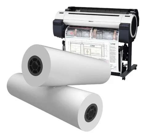 Papel Para Plotter Con Bond Extra Blanco Mercadolibre