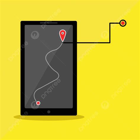 Phone Series Map Tracking Transport Mapping Pinpoint Vector Transport