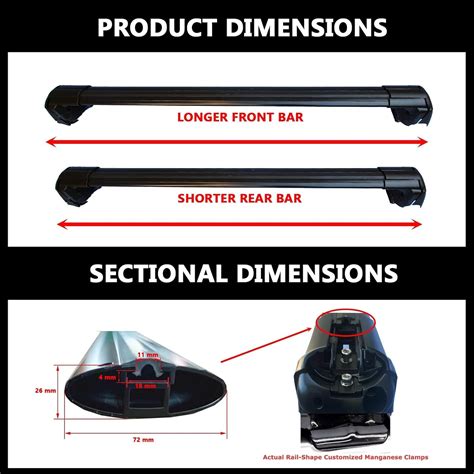 RAA ROKIOTOEX Roof Rack Crossbars Fit NIRO India Ubuy