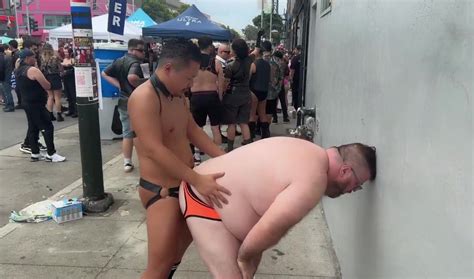 Bear Getting Fucked In Public 2