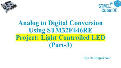 Light Controlled Led Using Adc Youtube