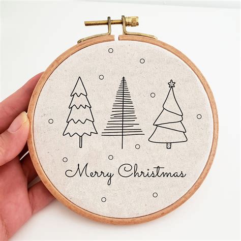 Kerstboom Borduurpatroon Merry Christmas Borduurpatroon Pdf