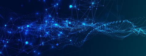 Abstract Plexus Vector Background Glowing Particles Dynamic Flow Stock Vector Illustration Of