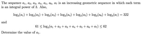 Solved The Sequence A1a2a3a4a5a6a7 ﻿is An Increasing