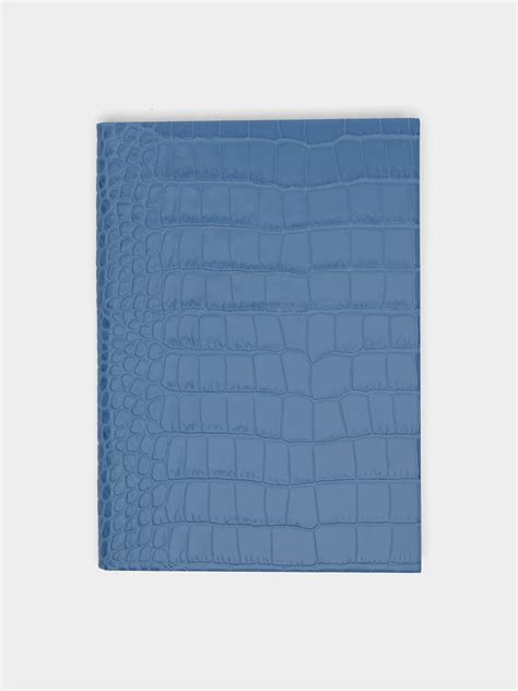 Blue Soho Leather Notebook By Smythson Abask