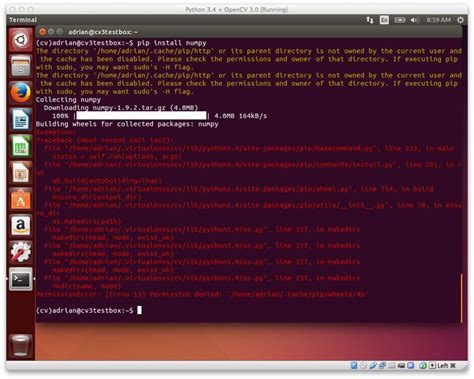 Lets Go Opencv 30 과 Python 34 를 Ubuntu 에 설치하기
