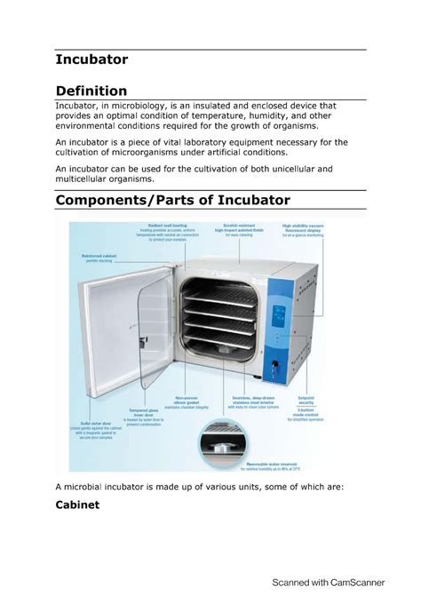 Co2 Incubator Notes At Harold Spence Blog