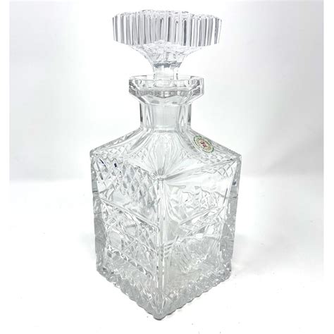 Claddagh Whiskey Decanter Connemara Celtic Crystal Connemara Celtic
